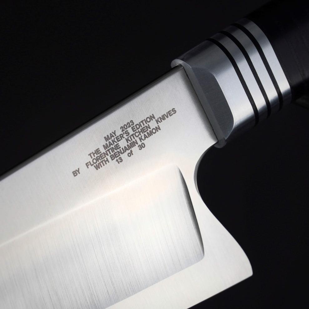 Maker's Edition - Kamon Gyuto – Florentine Kitchen Knives