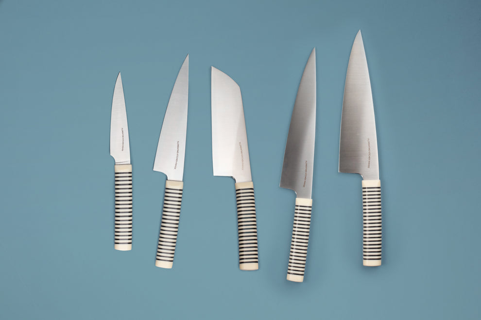 5pcs Knife Set (Ivory/Black) – Florentine Kitchen Knives